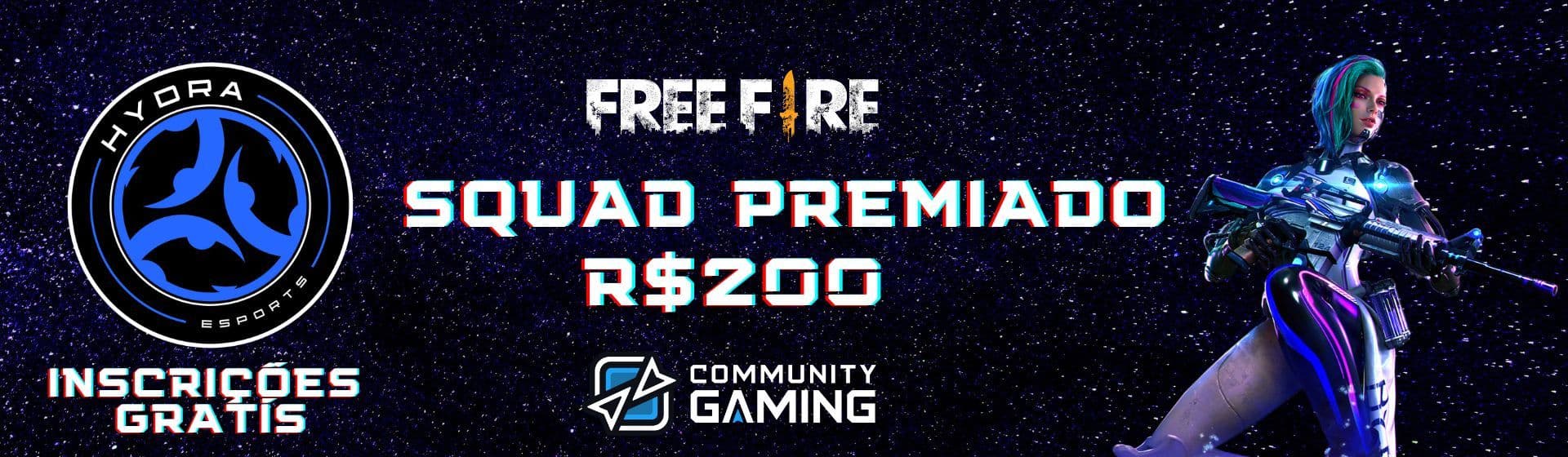 HYDRA SQUAD FREE FIRE #10 - R$200 | Community Gaming | Automated ...